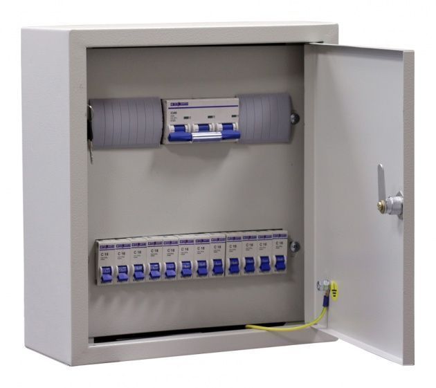 Щиток освещения ОЩВ- 12 (63А+12х16А) IP31